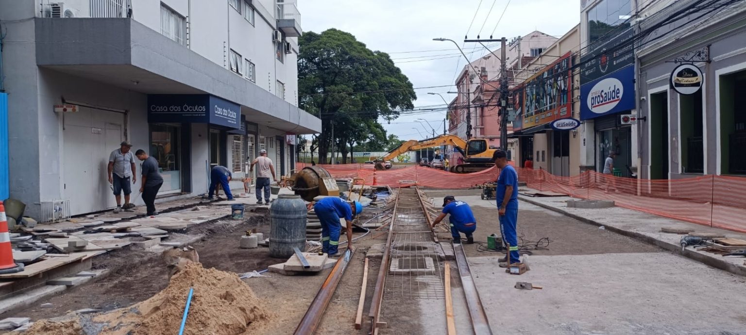 Revitalização Rua Independência: Calhas coletoras da pista de rolamento ...
